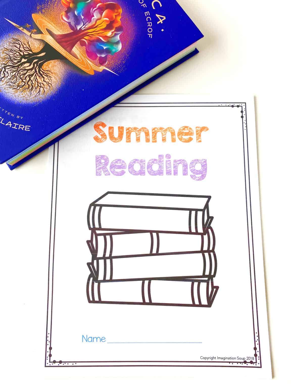 Free Summer Reading Printable Packet for Kids Ages 6 - 13