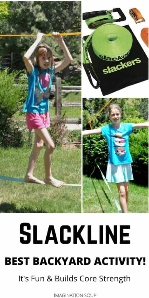 Why the Slackline is My Kids' Favorite Backyard Activity - Imagination Soup