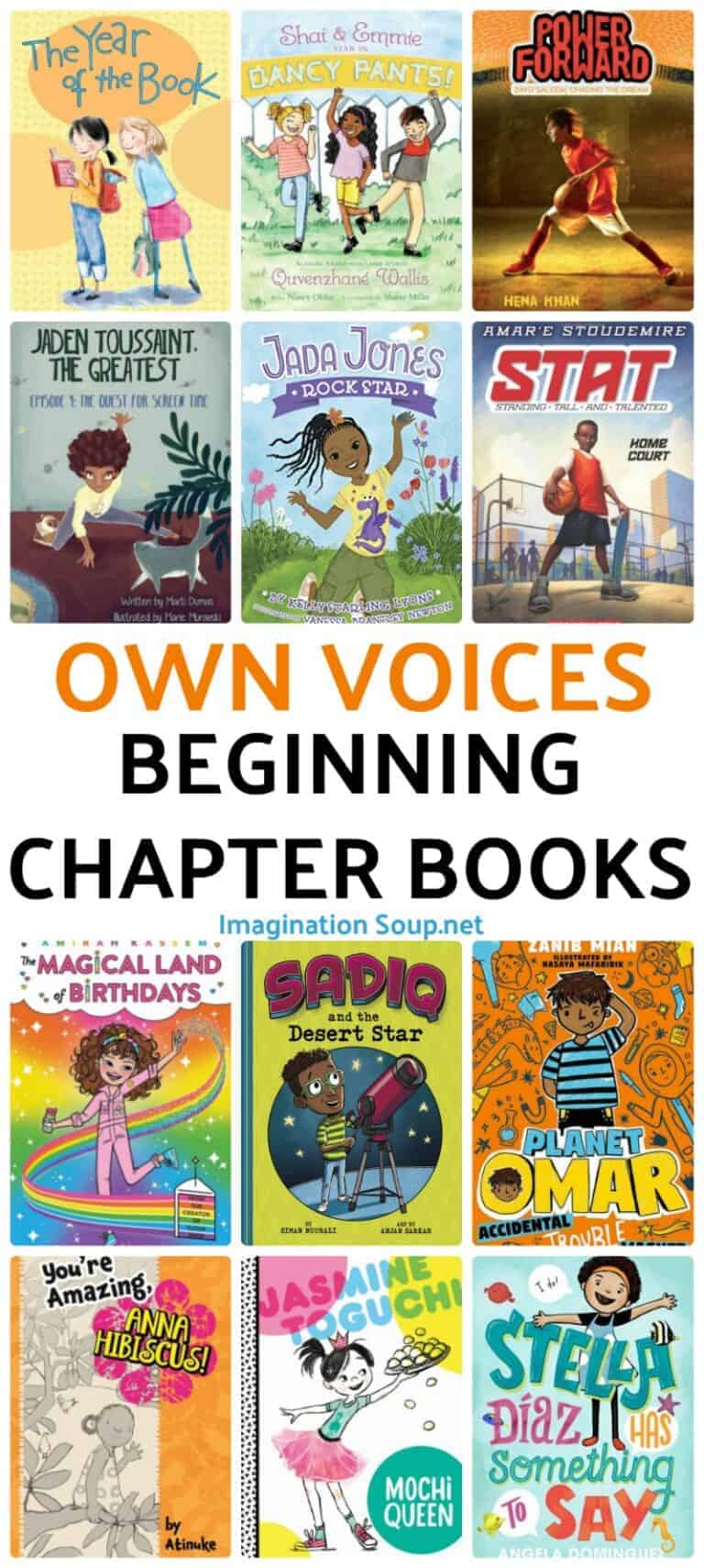 OwnVoices Beginning Chapter Books for Growing Readers Ages 6 - 9 ...