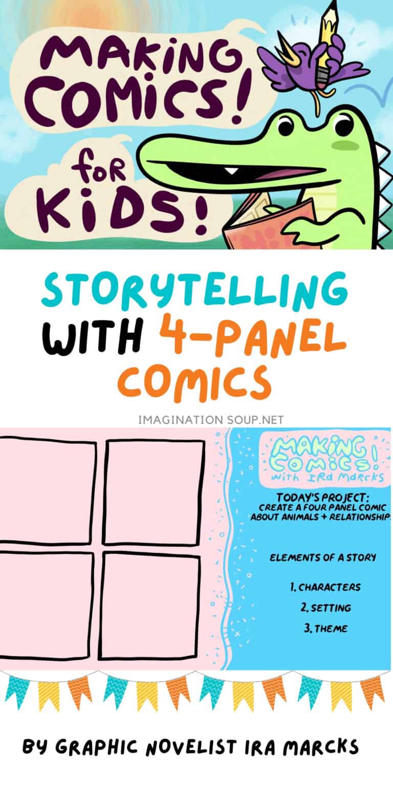 Learn to Make a 4-Panel Comic: A Guide for Kids - Imagination Soup
