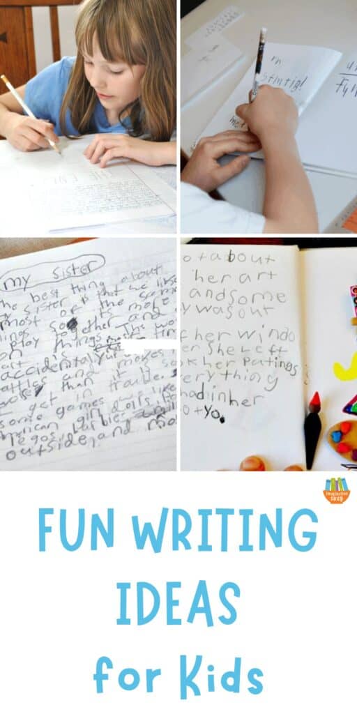 Summer Writing Ideas for Kids - Imagination Soup