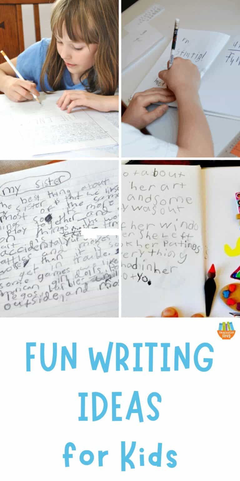 Summer Writing Ideas for Kids - Imagination Soup